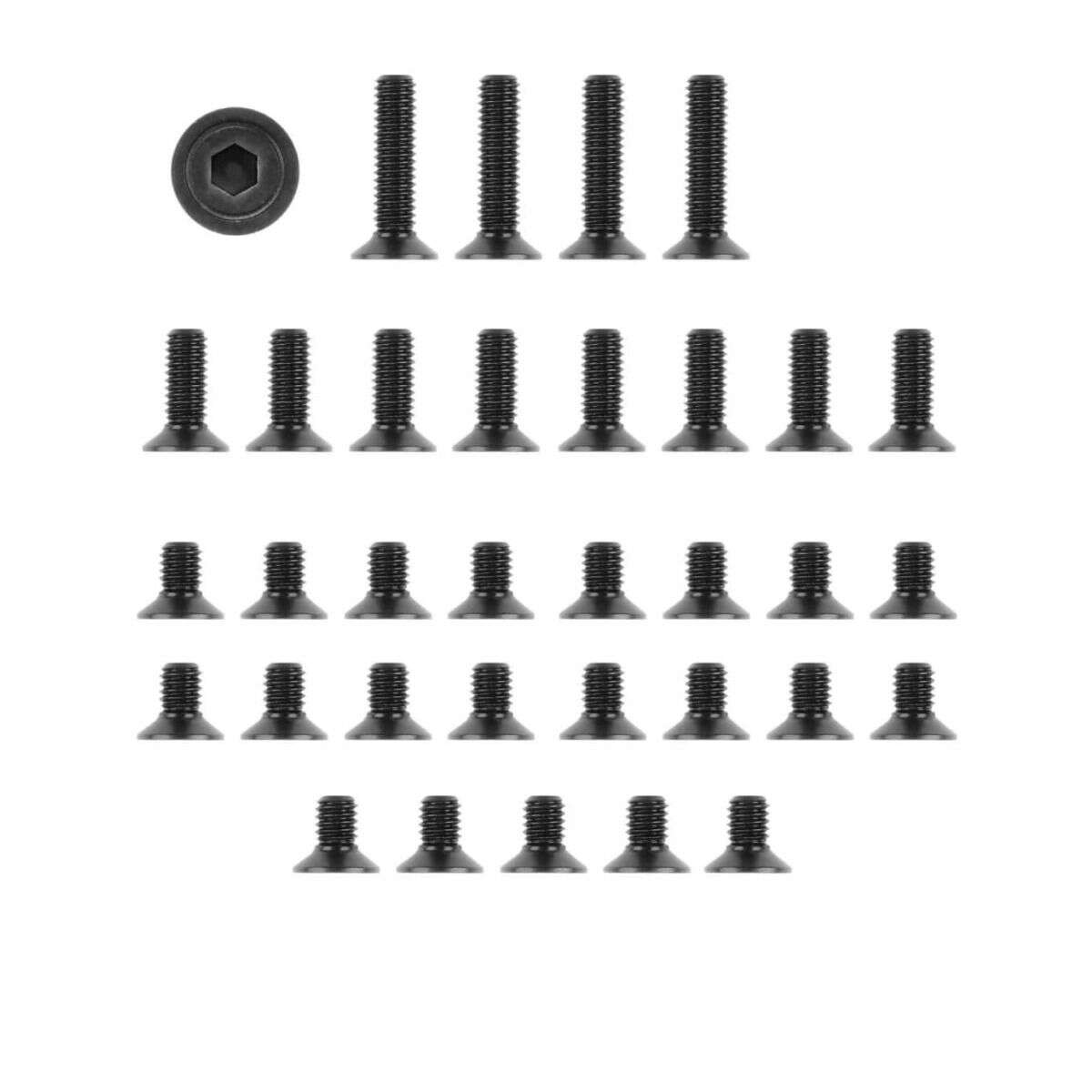 Xray Special 110 degree Hex screw set for 1.5mm Alumn Chassis (Must on ...