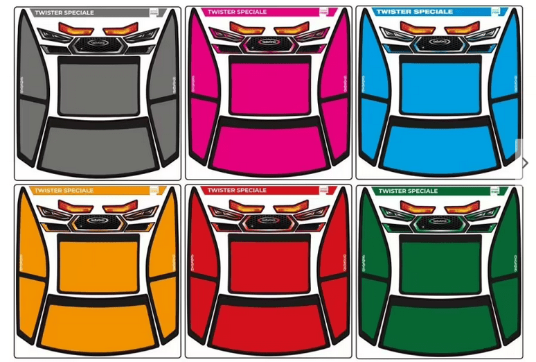 A-Paint Inside Window Stickers - Xtreme Twister Speciale (multiple col ...