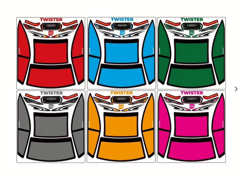 A-Paint Inside Window Stickers - Xtreme Twister (multiple colors ...