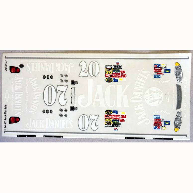 GRAFIX #7 JACK DANIELS DECALS — Team EAM, Inc